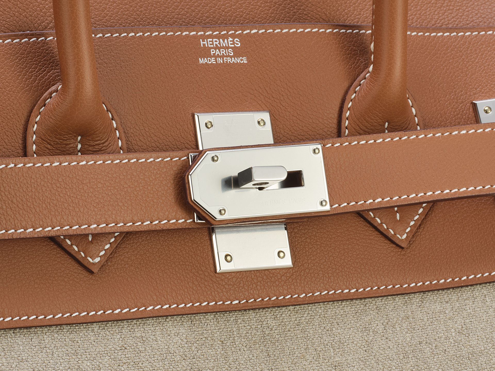 Birkin HAC 50 Gold Veau Eve Toile | Birkin HAC 50 Gold
